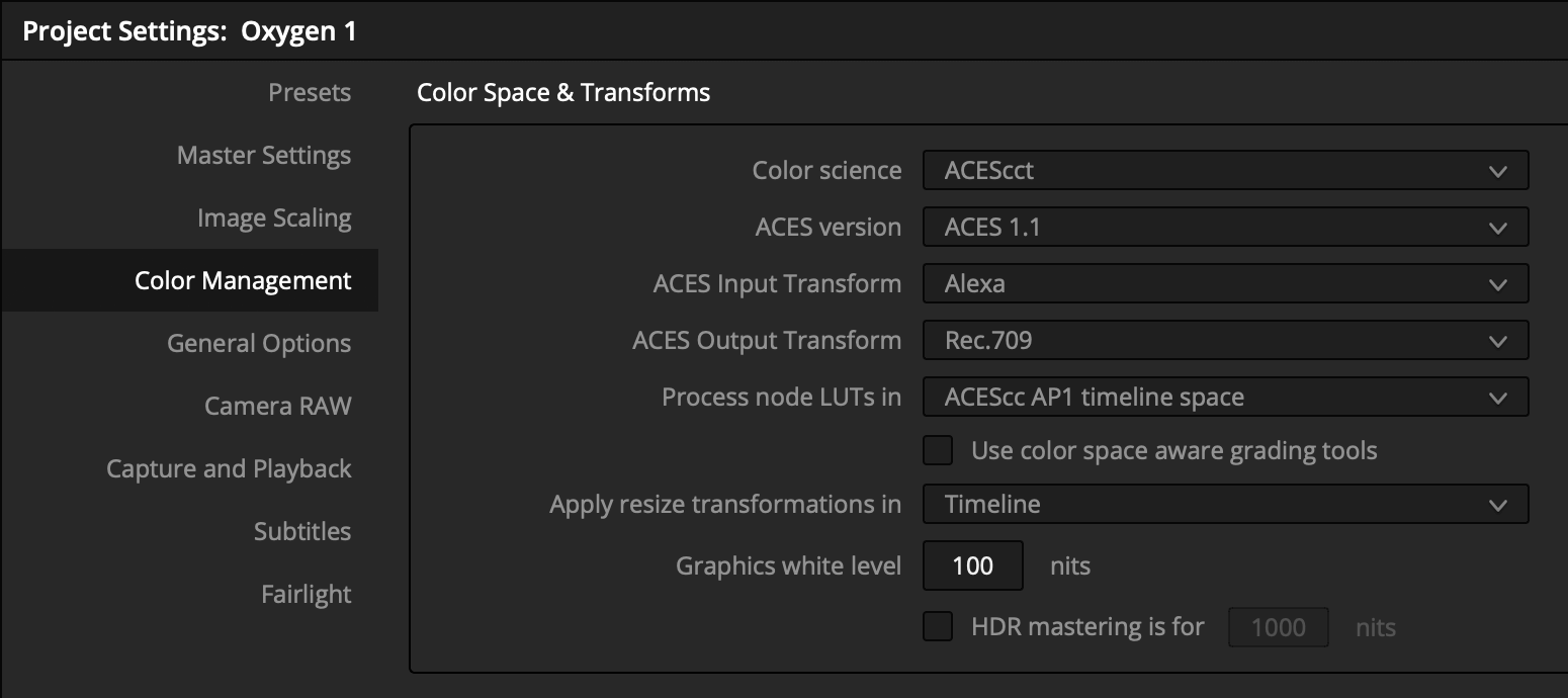 How to use Rec.709 LUTs from IWLTBAP in ACES pipeline (DaVinci Resolve 17) – IWLTBAP Blog
